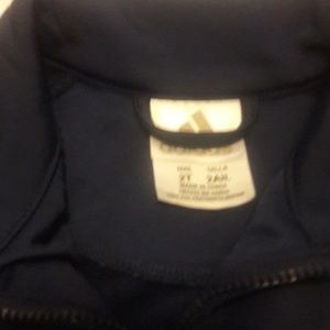 adidas | Jackets & Coats | 2t Adidas Navy Blue Track Jacket | Poshmark